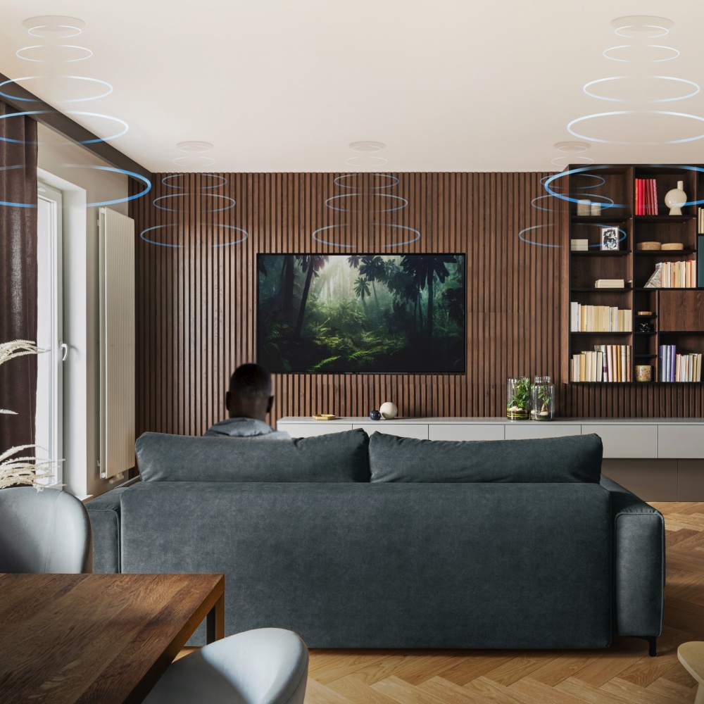 5.1 Wireless In-Ceiling Surround Sound Cinema Kit - With WiSA Cinema ...